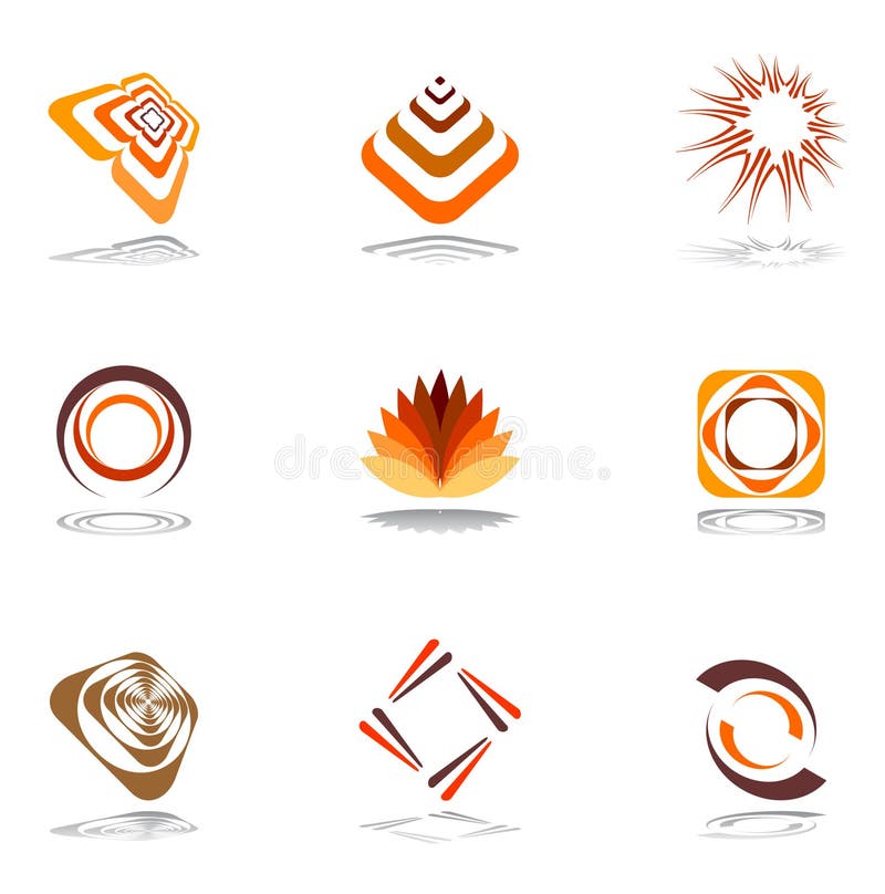 Vector Abstract Logo Icon Design Elements Stock Vector - Illustration ...