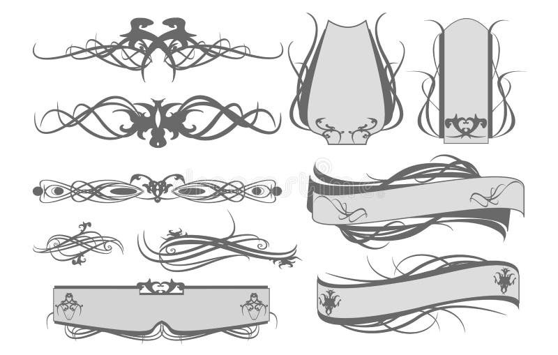 Design Elements for Web Page Stock Vector - Illustration of decorative ...