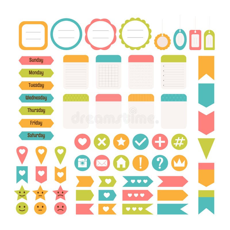 Design Elements for Website. Template for Notebooks. Stock Vector ...