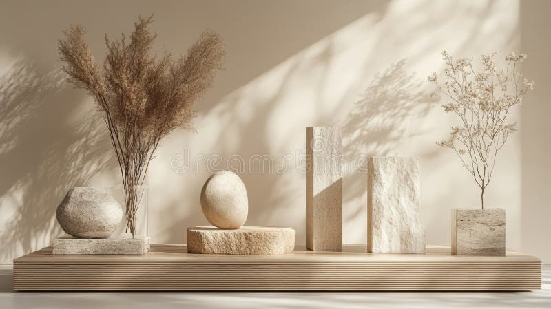 Elegant Living Room Boasts a Unique Natural Stone Wall, Creating a ...