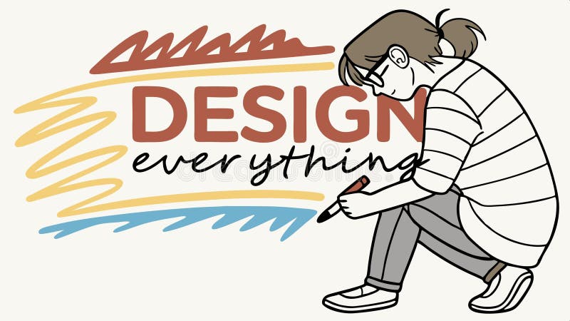 Design Everything Vector, Creative Typography Art, Inspirational Quote ...