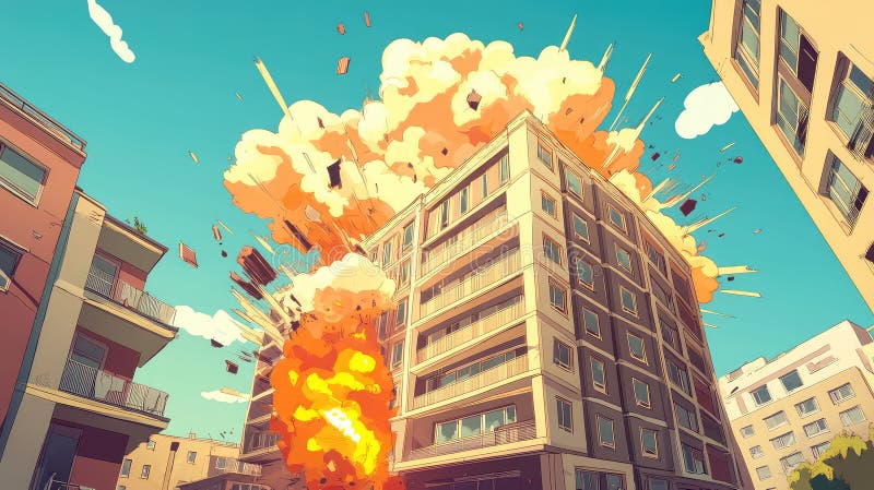 Design Exploded View of Apartment Building Flat Cartoon Stock ...