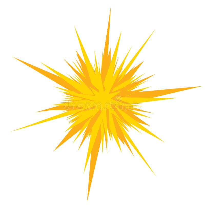 Explosion (vector) stock vector. Illustration of blowup - 10972595