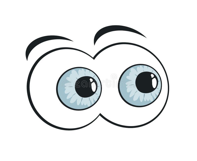 Design of Eyes Looking Illustration Stock Vector - Illustration of ...