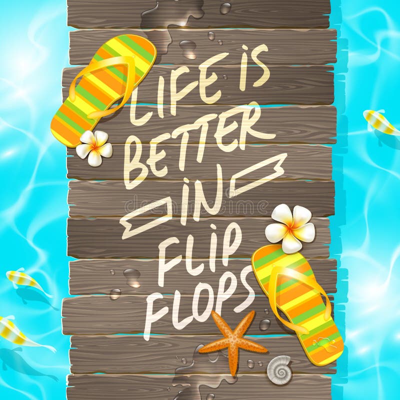 Sommarsemester, Ferier Och Lopptecken Och Symboler Vektor ...