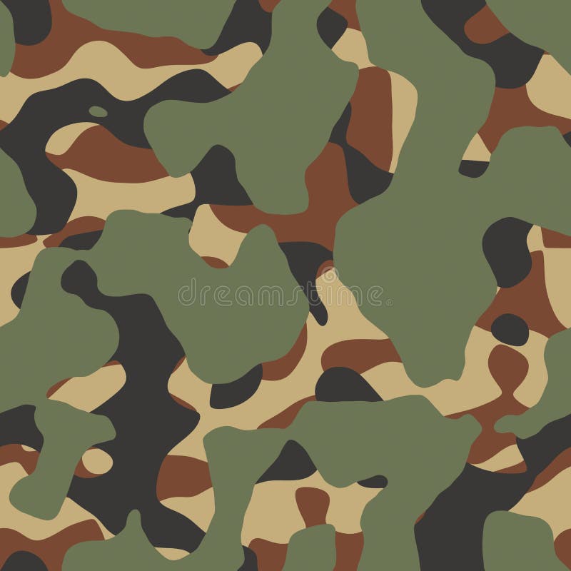 Abstract Camouflage Pattern Stock Illustration - Illustration of ...