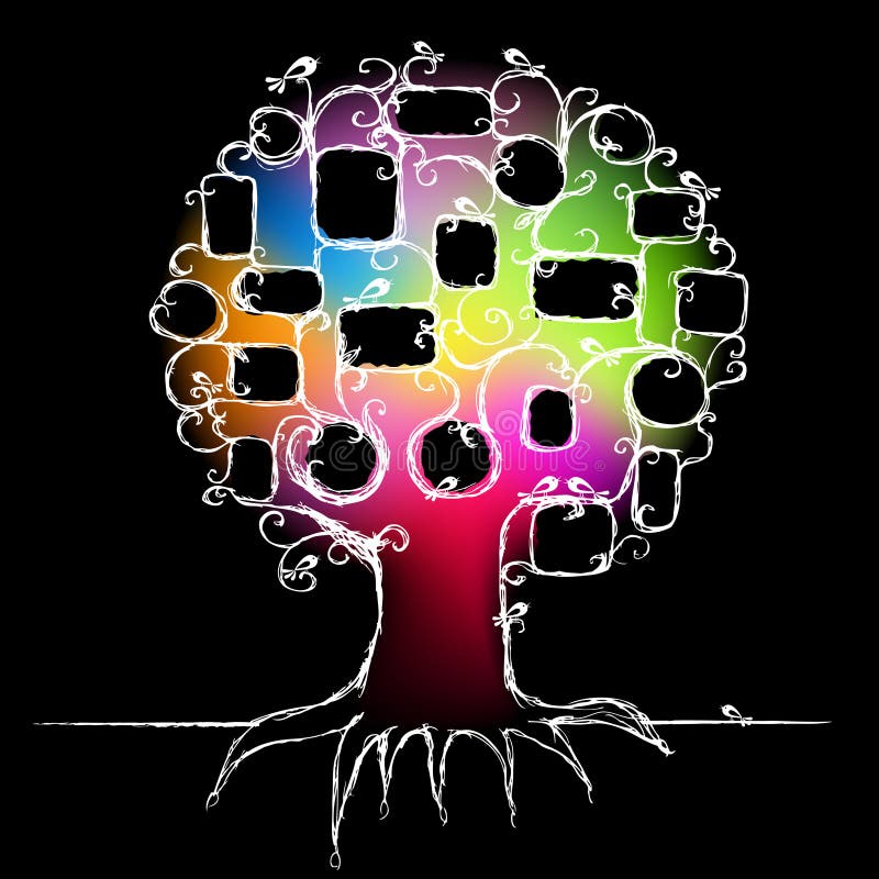 Family Border Design Stock Illustrations – 13,511 Family Border Design ...