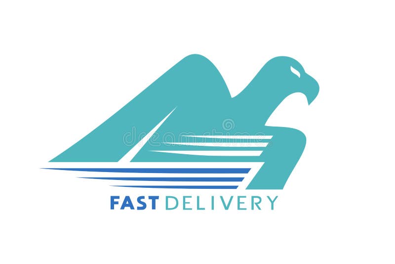 Design of Fast Delivery Symbol Stock Vector - Illustration of transport ...