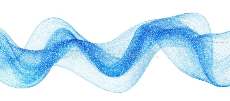 The Design Features an Abstract Watercolor Blue Wave with an Elegant ...