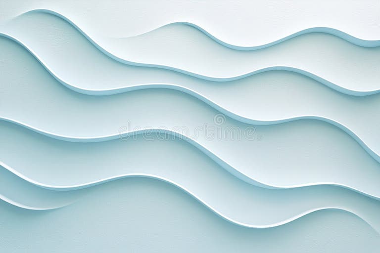 This Design Features Gentle Ripple Patterns in Light Blue on a Clean ...