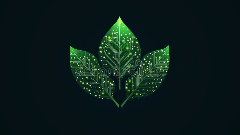 Design Features Modern Logo Representing Eco Friendly Electronics Brand ...