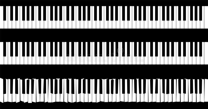 The Design Features Piano Keyboard Visuals in Black and White, Creating ...