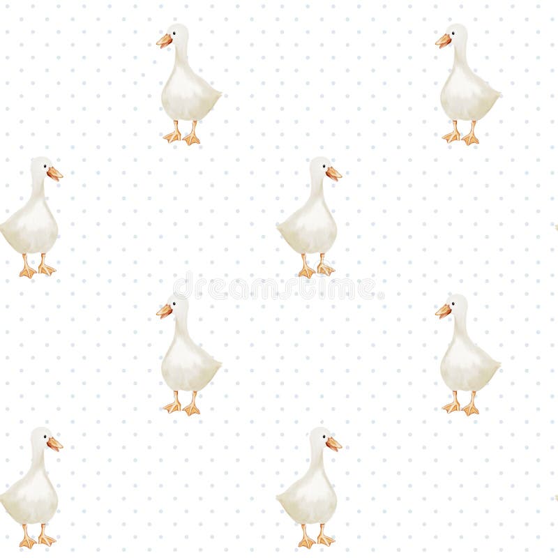 Unique Geese Pattern Design for Textiles and Wrapping Paper in Seamless ...