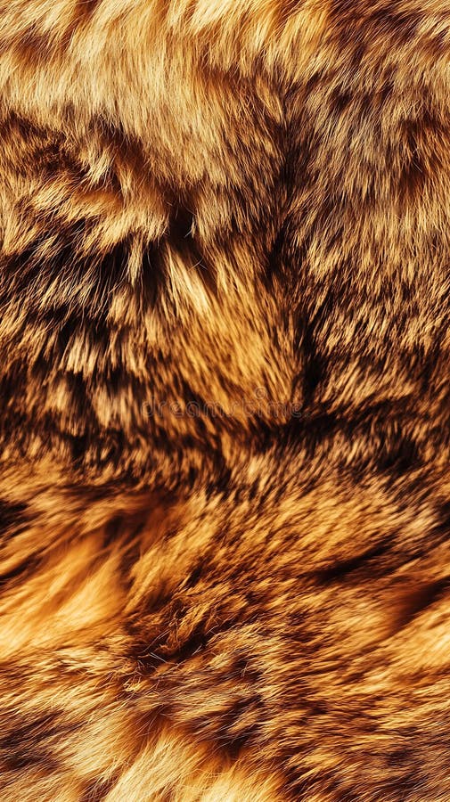 Nature-inspired Seamless Repeat Pattern Showcasing Golden Brown Fur ...
