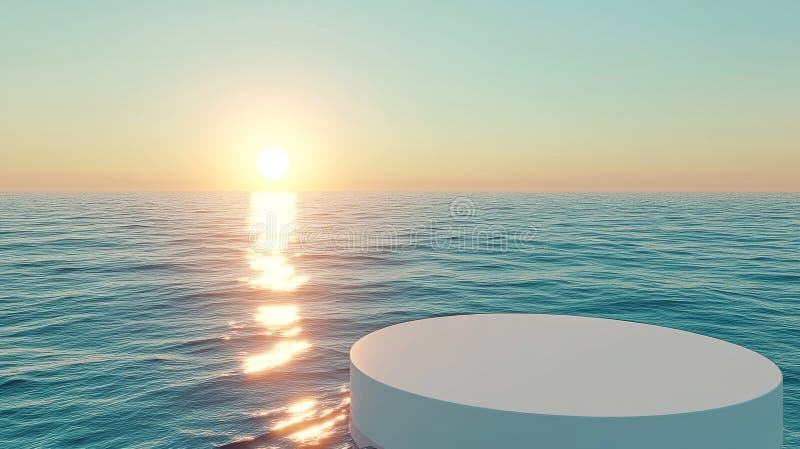 The Design Features a Spotlight on a Circular Stage that Rises from ...