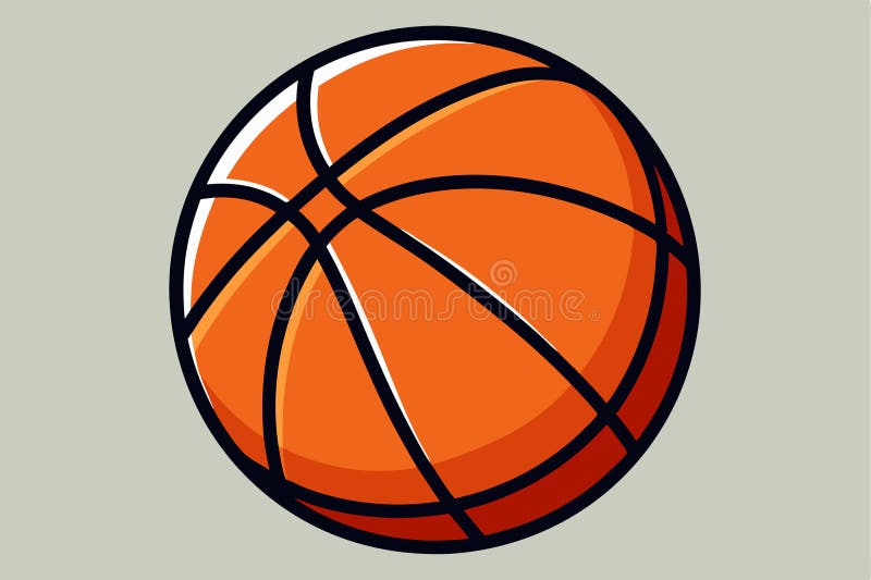 This Design Features a Stylized Basketball Illustration Suitable for ...