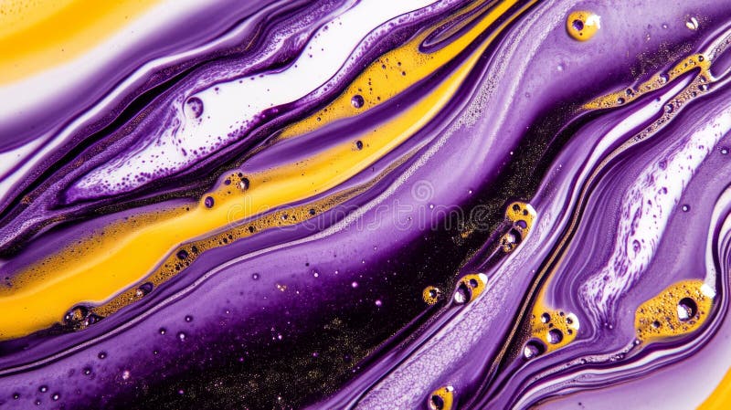 The Design Features a Vibrant Chartreuse and Deep Purple Gradient with ...