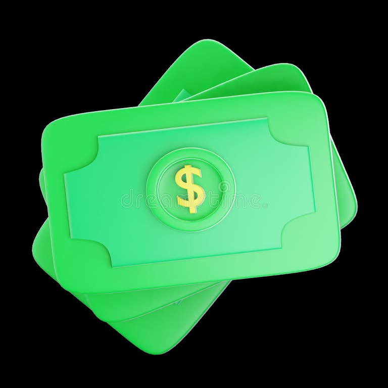 Design of Few Notes of Dollars Stock Illustration - Illustration of ...