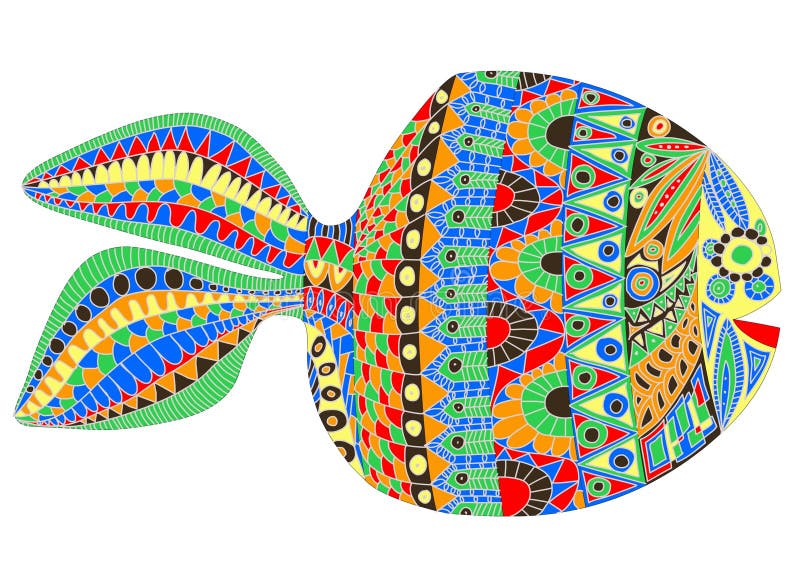 Design fish stock illustration. Illustration of design - 24816836