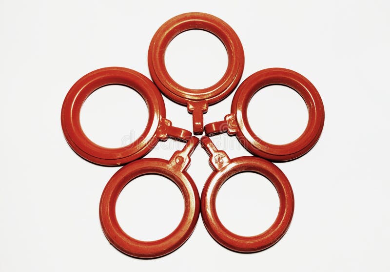 The design of five circles stock image. Image of design - 215424621