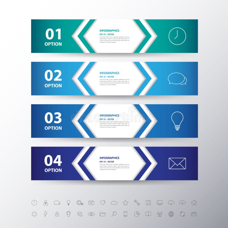 Design Simple Step Number and Line Business Icon Timeline/graphic or ...