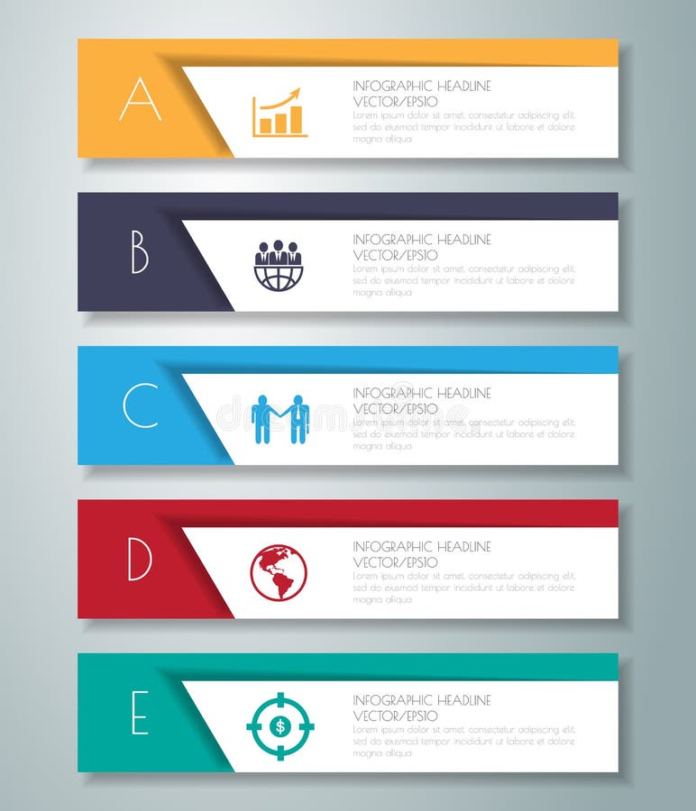 Design Flat Shadow Template Banners /graphic or Website .Vector ...