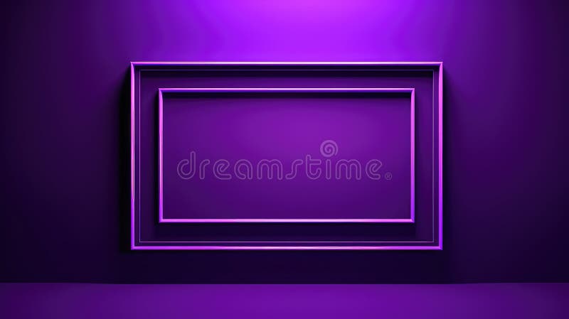 Design Frame Purple Background Stock Illustration - Illustration of ...