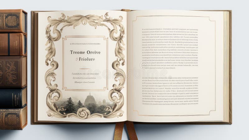 Design free book layout stock illustration. Illustration of composition ...