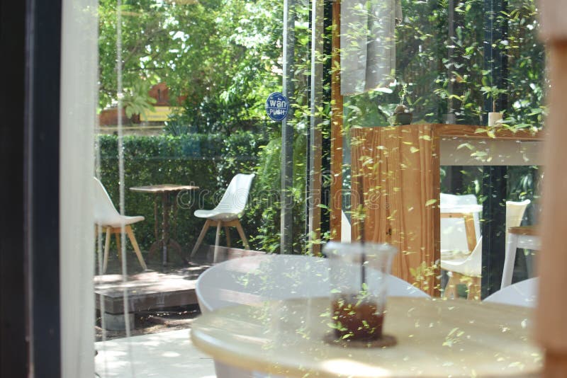 Design Front of Coffee Shop. Stock Image - Image of grass, home: 246839843