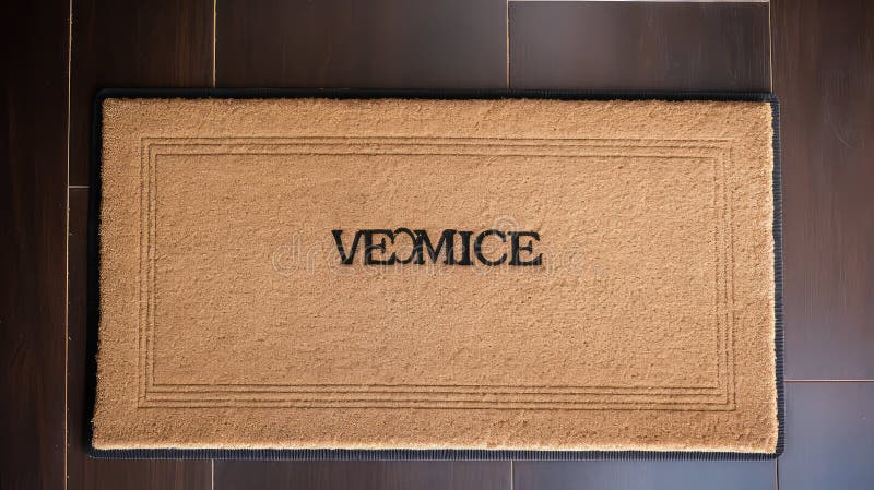 Design front door mat stock photo. Image of front, design - 368339922