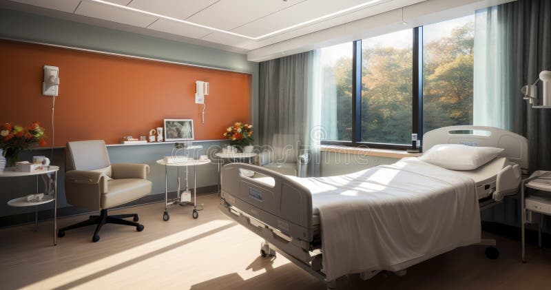 The Design and Functionality of a Modern Hospital S Patient Room Stock ...