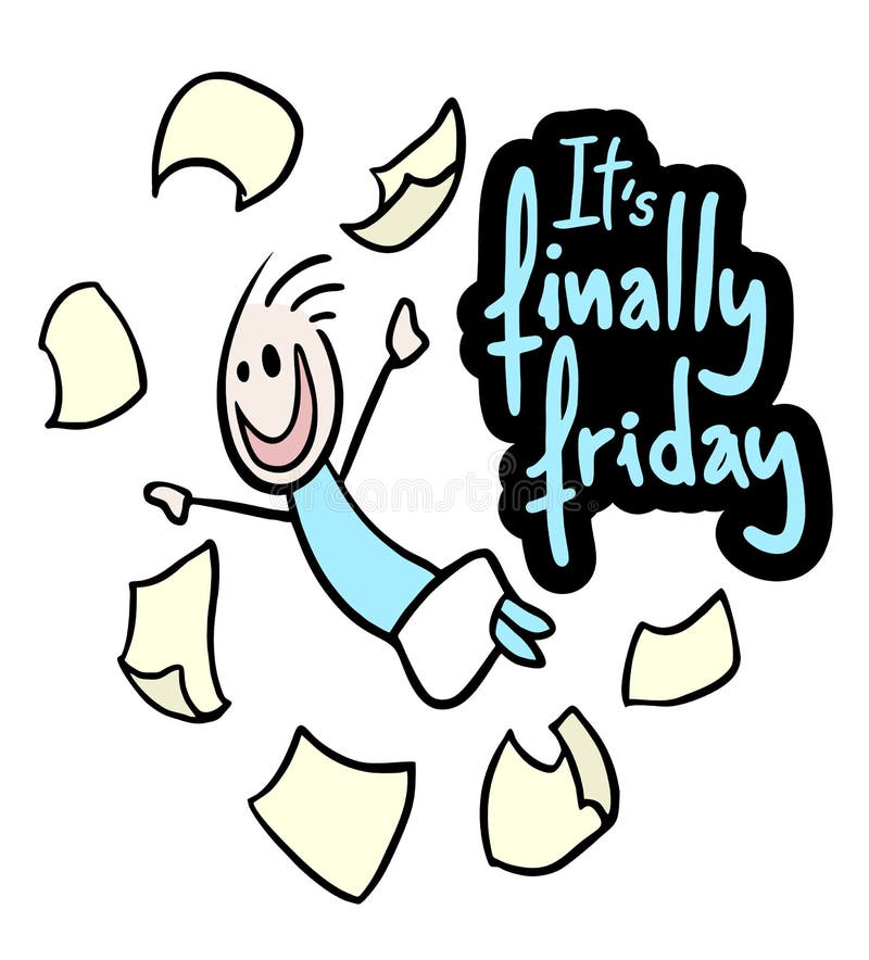 Fridays Stock Illustrations – 179 Fridays Stock Illustrations, Vectors ...
