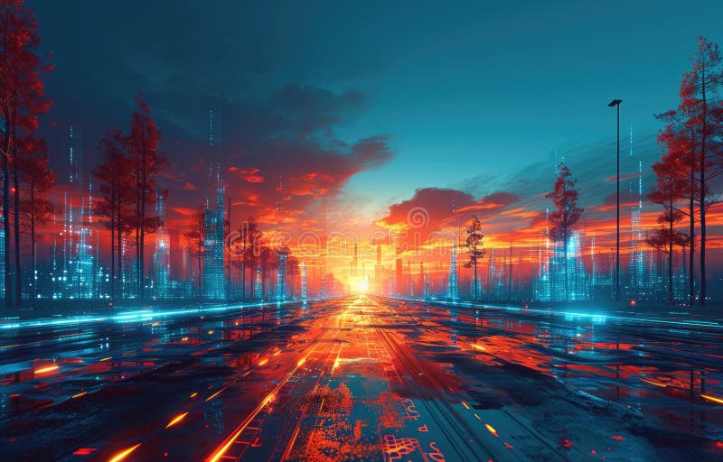 Design a Futuristic AI Themed Background Image AI and Futuristic ...