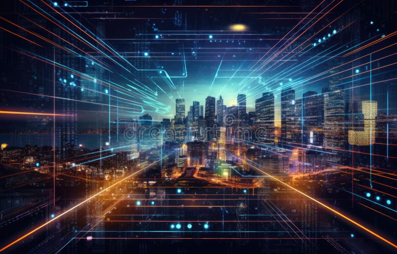 Design a Futuristic AI Themed Background a Visually Captivating and ...