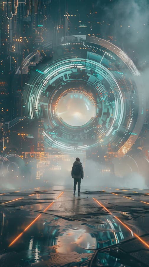 Design a Futuristic Artwork that Represents the Integration of ...