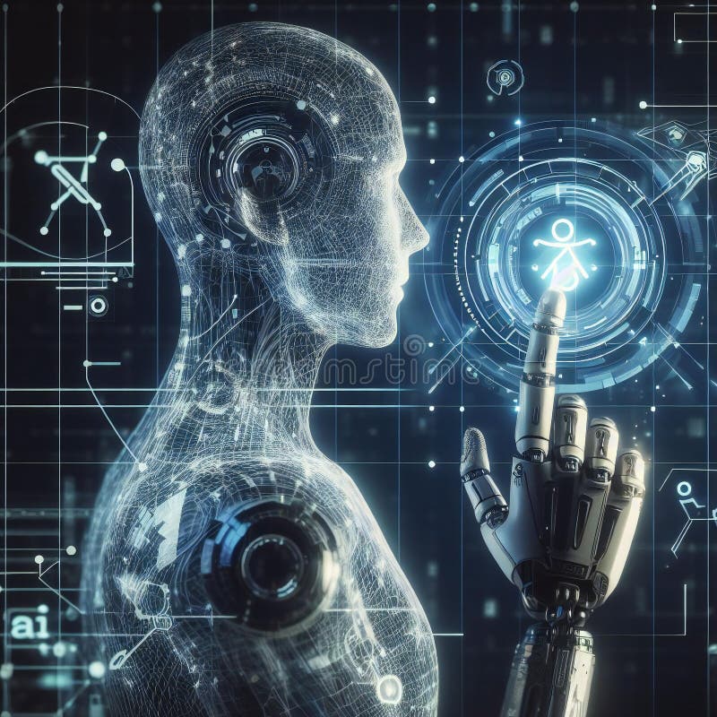 Design of Futuristic Communication with AI Technology Ai Generated ...