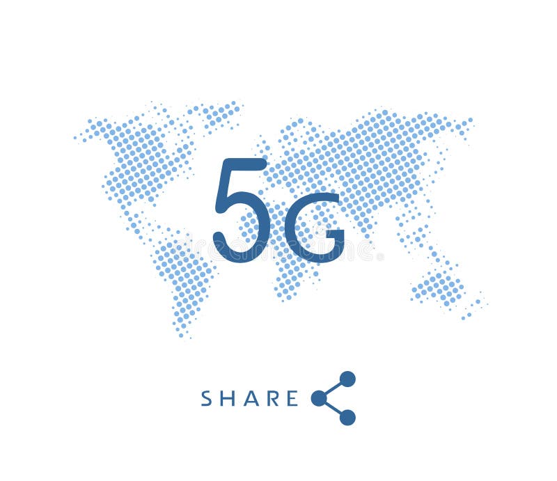 Design of 5G symbol stock vector. Illustration of sign - 265880020