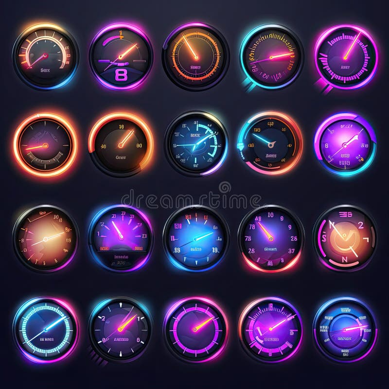 Design Games Speedometer Ai Generated Stock Photo - Image of engine ...