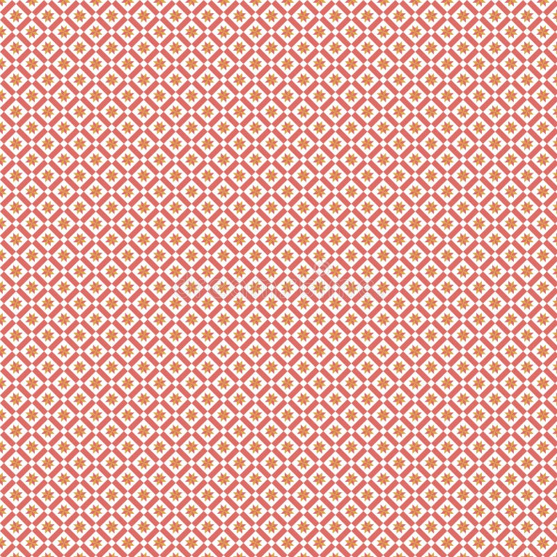 Geometric Pattern with Stars Composition Lineal Design Stock ...