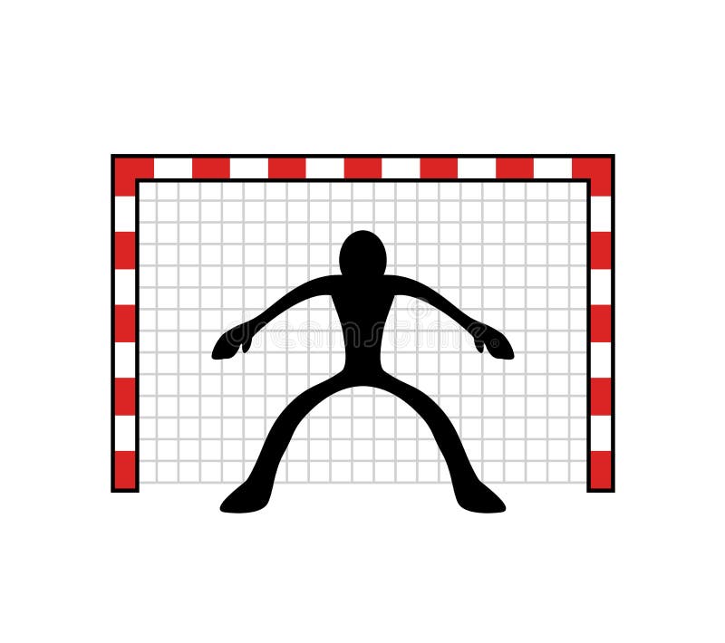 Design of Goalkeeper Illustration Stock Vector - Illustration of match ...