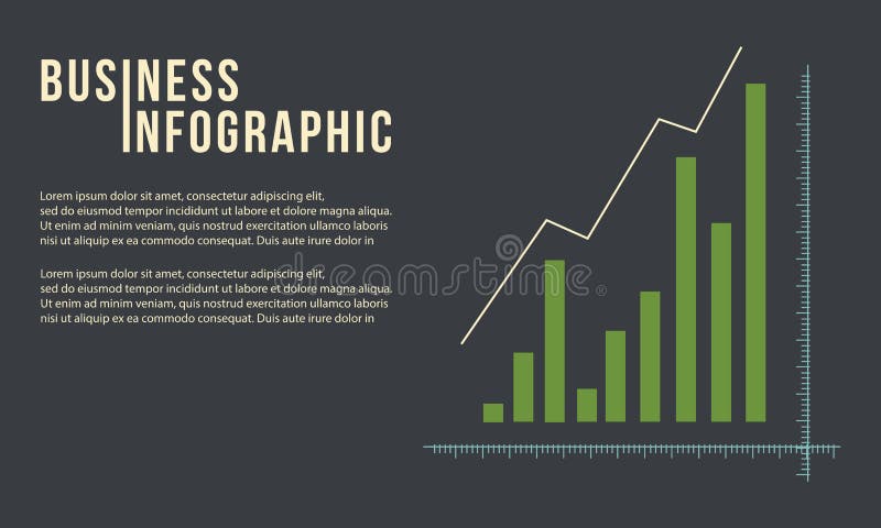 Design Graph Concept Business Infographic Stock Vector - Illustration ...