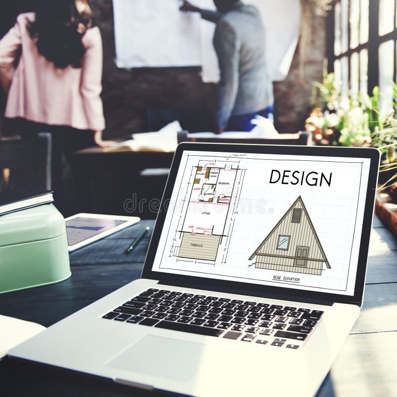 Planning Draft Product Work Concept Stock Photo - Image of computer ...