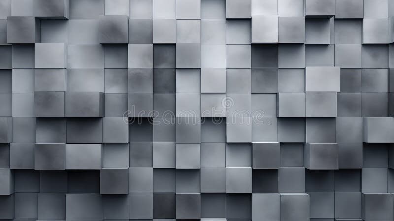 Design Gray Squares Pattern Stock Illustration - Illustration of ...