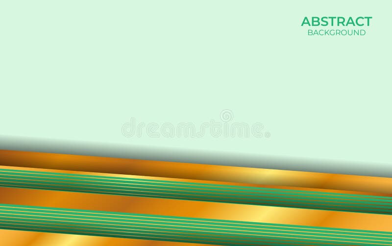Design Green and Gold Background Stock Vector - Illustration of elegant ...
