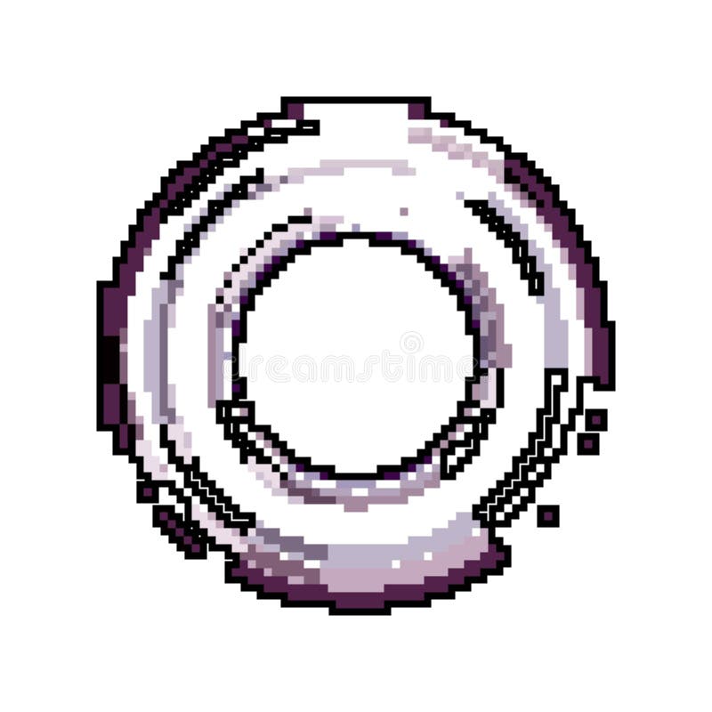 Design Grommet Ring Game Pixel Art Vector Illustration Stock Vector ...