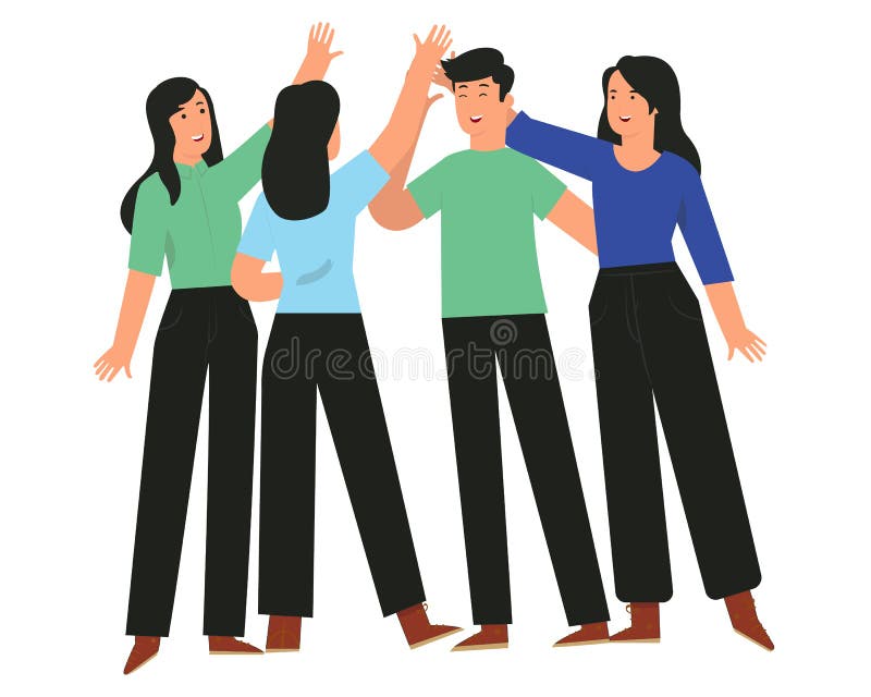 Group Women Raising Hands Stock Illustrations – 94 Group Women Raising ...
