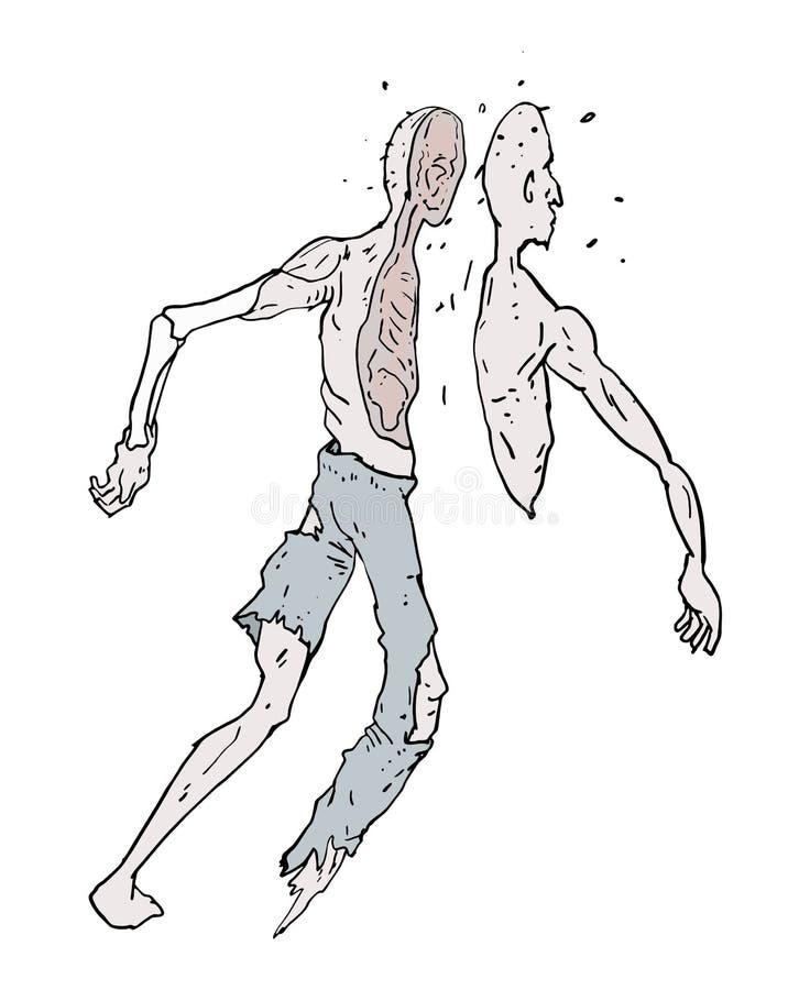 Design of Halloween Dead Man Stock Vector - Illustration of concept ...