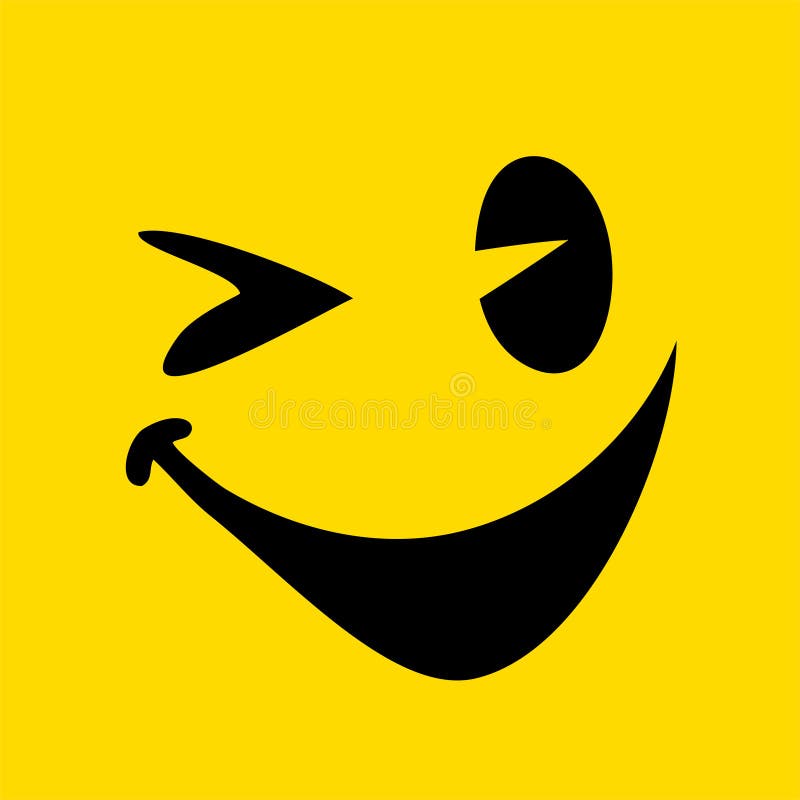 Happy face stock vector. Illustration of emotion, icon - 109008663
