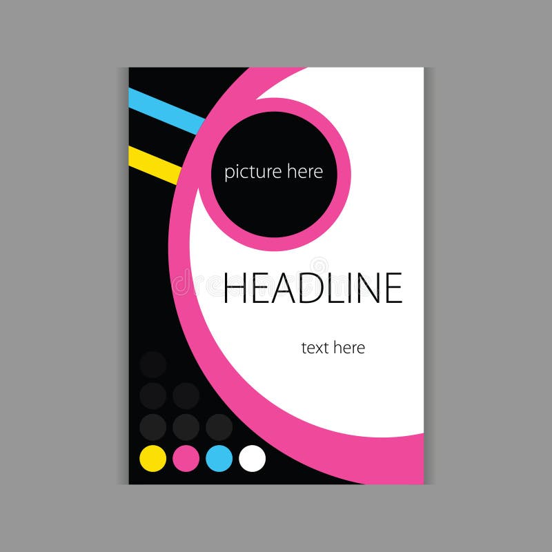 Design Headline Cover Beauty Vector Stock Vector - Illustration of ...