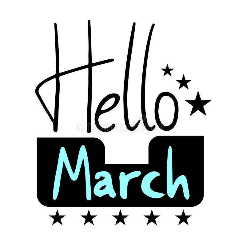 Hello March Stock Illustrations – 7,621 Hello March Stock Illustrations ...